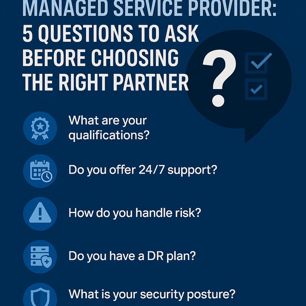 Managed Service Provider: 5 Questions to Ask | Exodesk